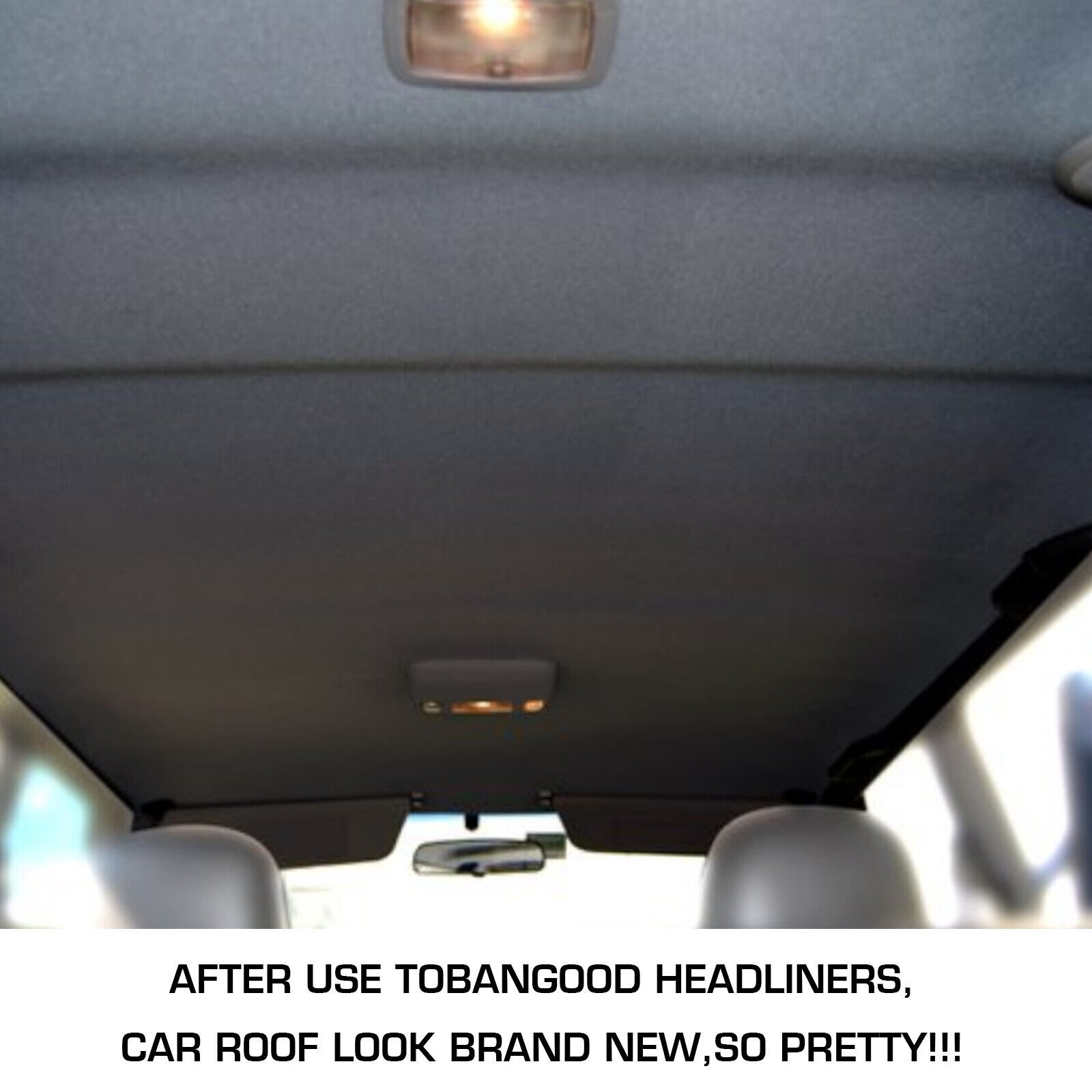 Car Headliner Cloth Materials Renovate Foam Roof Lining Upholstery AU ...
