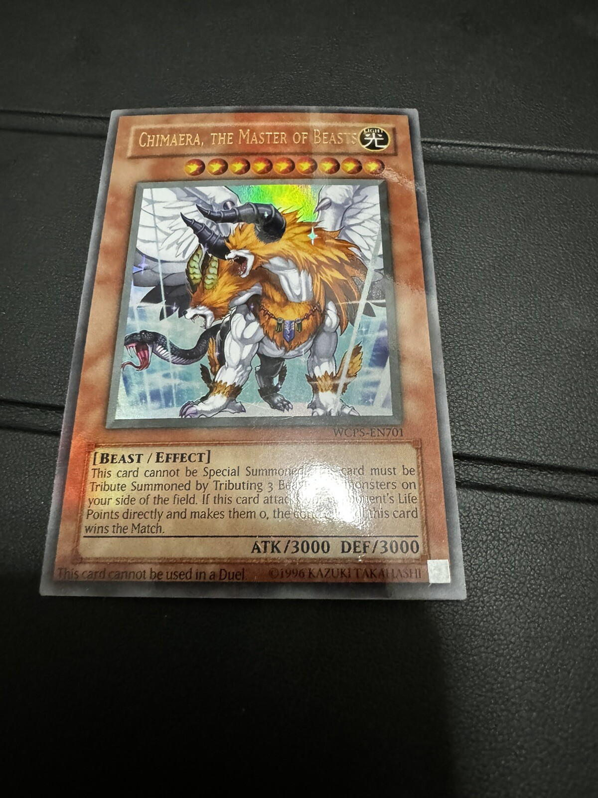 YUGIOH Fanmade Chimera the Master of Beasts WCPS-EN701 wcq wcs ycsw | eBay