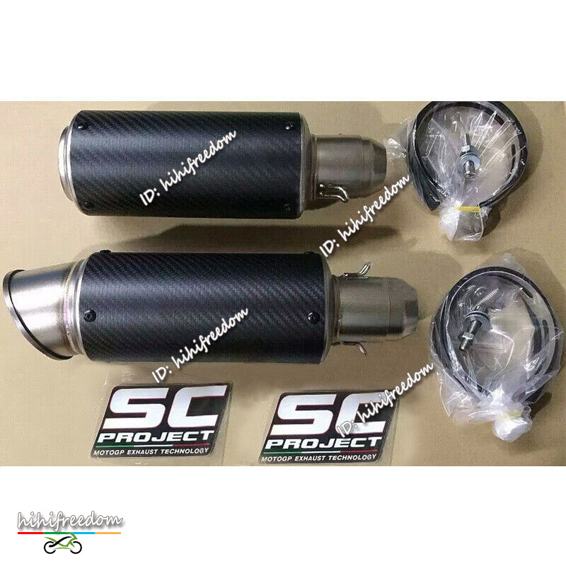 For Honda CBR250R 2011-2016 Exhaust System Mid Link Pipe Carbon Tips ...