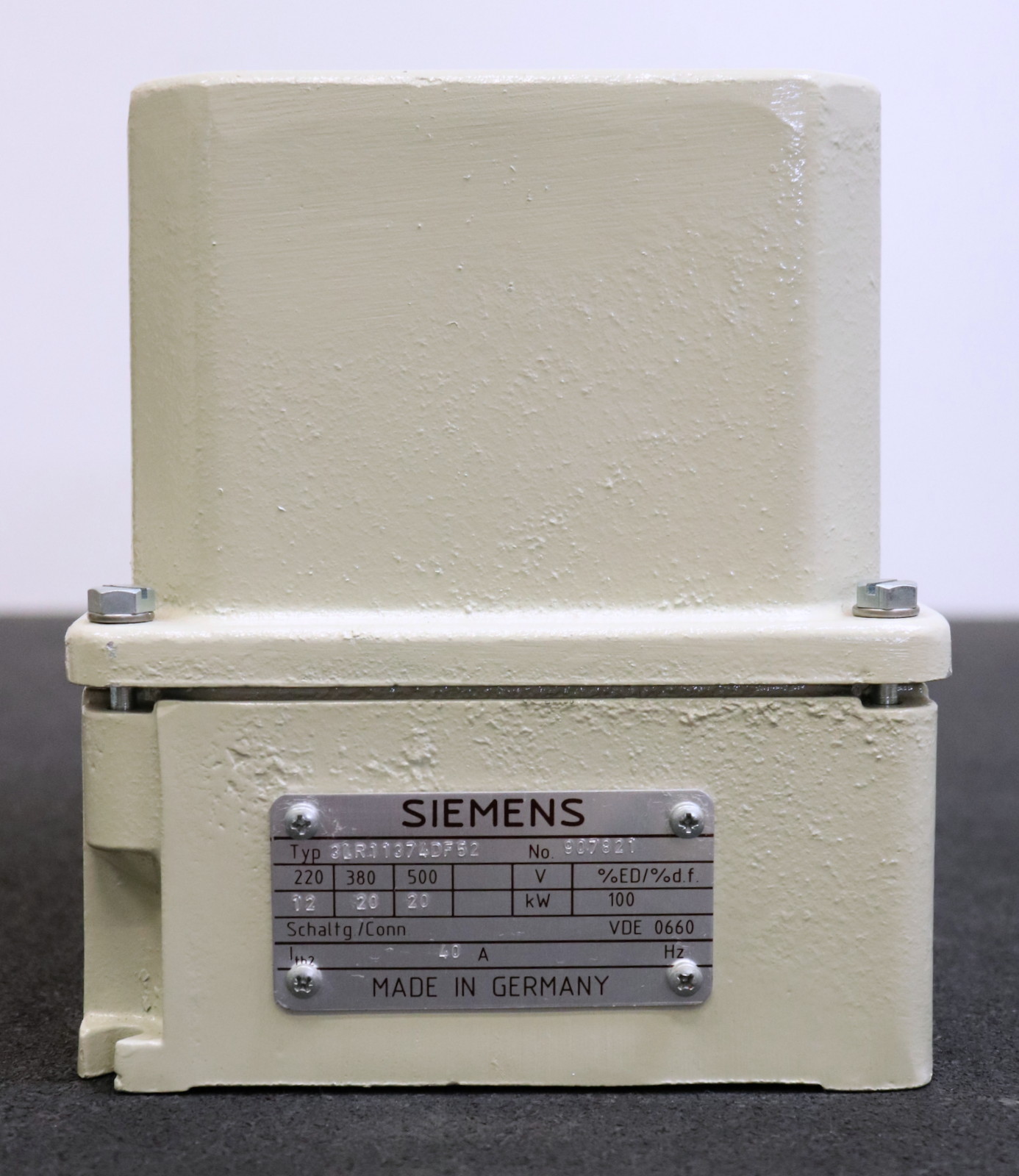 SIEMENS Hebel-Endschalter Limit switch 3LR1137-4DF52 40A 4-polig 2 ...