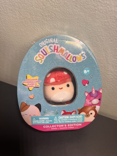 Squishmallows Malcolm the Mushroom Sealed Collectors Tin with ...