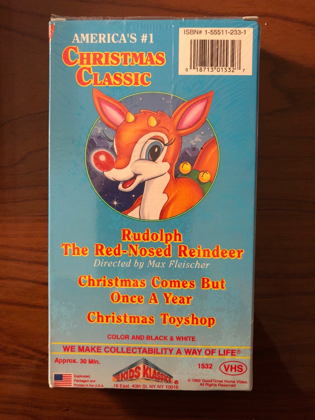 Rudolph The Red Nosed Reindeer(VHS 1992)RARE VINTAGE COLLECTIBLE)SHIP N ...