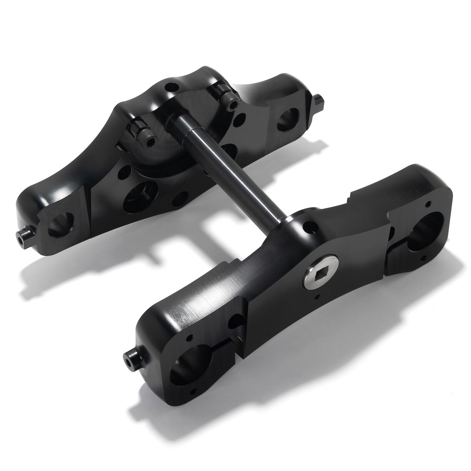 11 Deg. Raked Triple Trees Kit 26" 23" 21" Wheel For Harley Touring ...