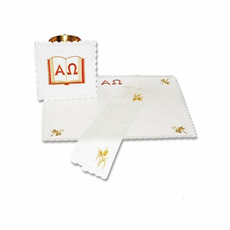 Altar linen Pall Corporal Purificator Lavabo towel Chasuble Vestment ...