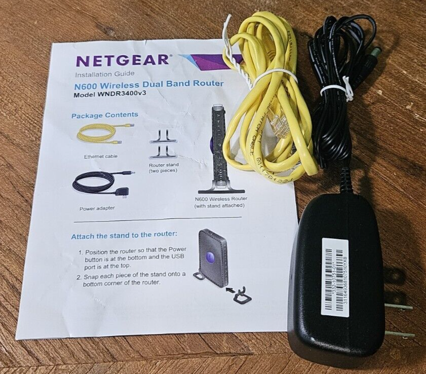 Netgear N600 Wi-Fi Dual Band Router WNDR3400 | eBay