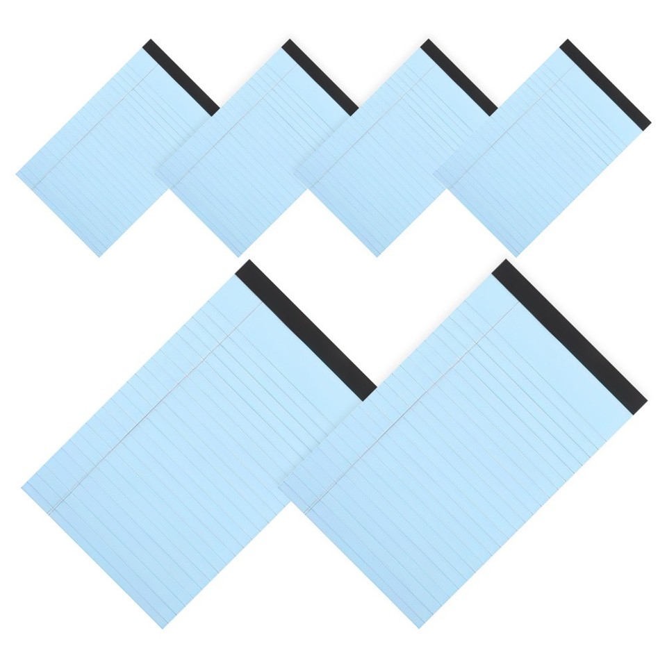 6 Pack Tear-Off Memo Pads Portable Pocket Notebook Shorthand Memo Book ...