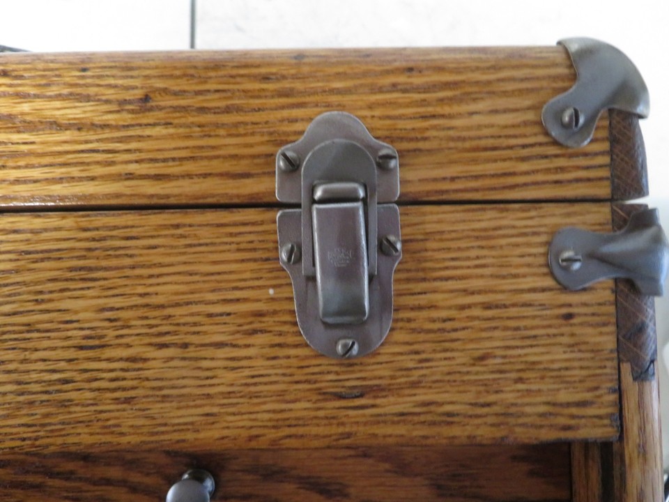 antique oak machanist tool chest | eBay