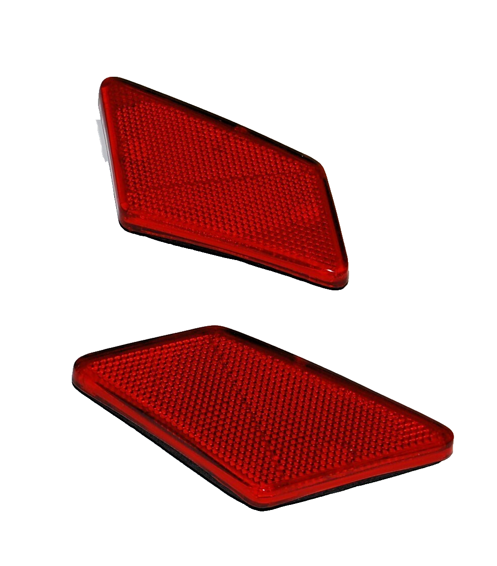 Rear side reflector lens red Lt & Rt fits Volkswagen type1 bug 1970 ...