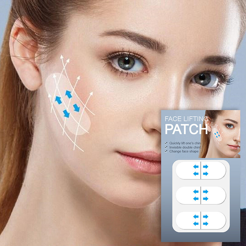 12Pcs Face Lifting Sticker Lift Tape Invisible Thin V-Shape Make-up ...