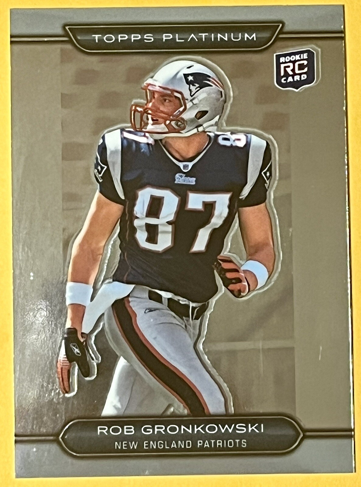 2010 Topps Platinum Rob Gronkowski Rookie Card RC #122 Patriots | eBay