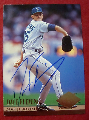 DAVE FLEMING SIGNED 1994 FLEER ULTRA BASEBALL CARD SEATTLE MARINERS ...