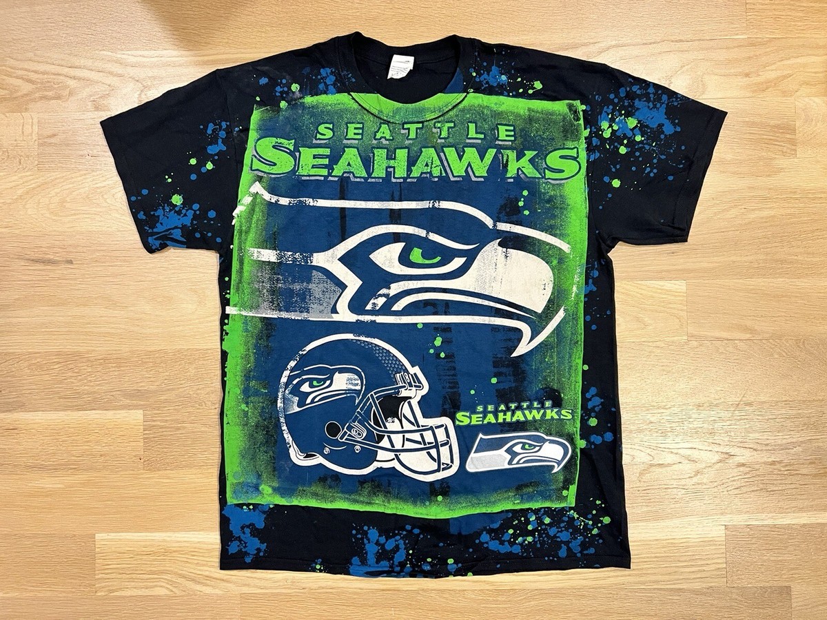 Custom Seahawks Tee Seattle Seahawks T Shirt Custom All Over Graphic ...
