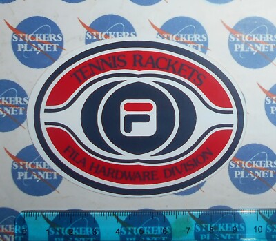 STICKER VINTAGE AUTOCOLLANT AUFKLEBER ORIGINAL FILA TENNIS RACKETS | eBay