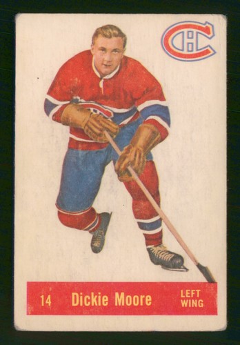 DICKIE MOORE 1957-58 PARKHURST 57-58 #14 GOOD+ 97295 | eBay