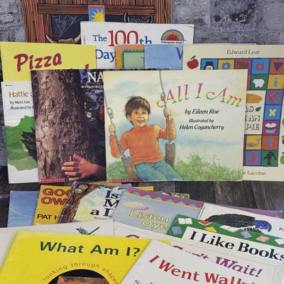 Teacher Big Books Lot Of 20 Oversized Read Along Classroom Easel ...