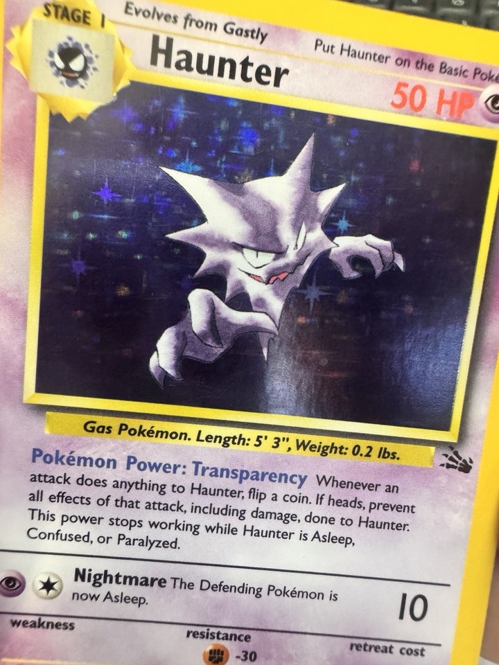 Pokémon TCG Haunter Fossil 6/62 Holo Unlimited Rare | eBay