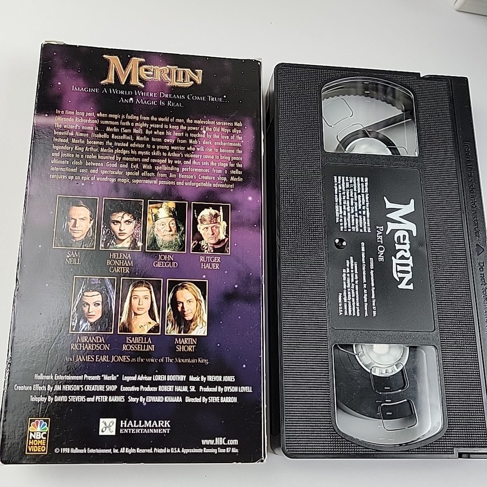 Merlin Part One VHS **Buy 2 Get 3 Free** | eBay