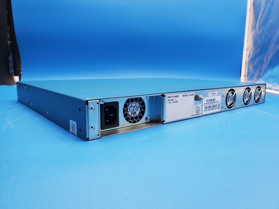 Palo Alto Networks PA-820 Enterprise Network Firewall Used | eBay