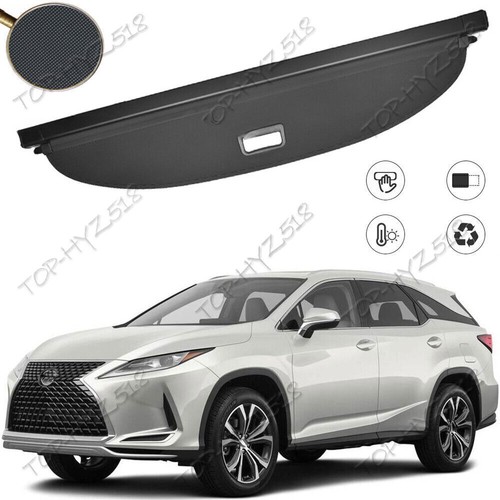 For Lexus RX 350L 2016-2022 Black Rear Trunk Cargo Cover Luggage Shield ...