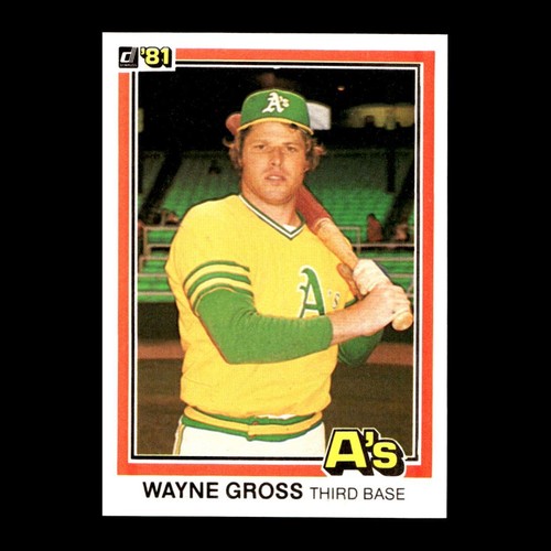 Wayne Gross 1981 Donruss Oakland Athletics #237 NM+ Vintage! | eBay