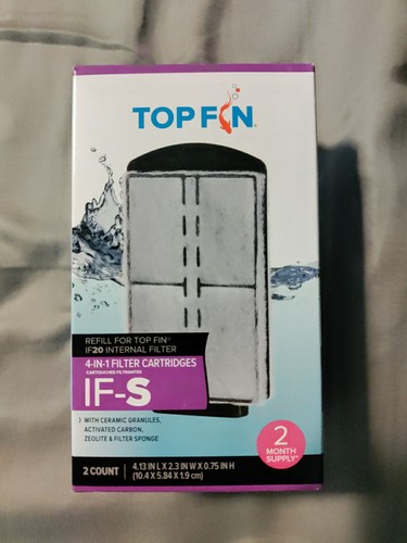 TOP FIN IF-S FILTER CARTRIDGES 2pk | eBay