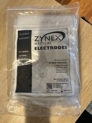 Zynex Medical Tens Unit Electrodes 2" Round Pads 10 packs, 4 in each ...