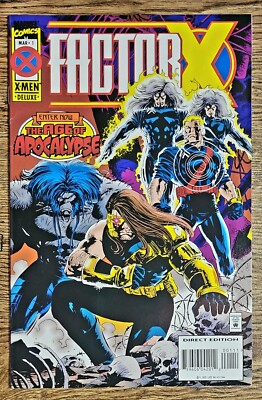 FACTOR X #1 March 1995 X-MEN Deluxe The age of Apocalypse By Marvel Comics | eBay