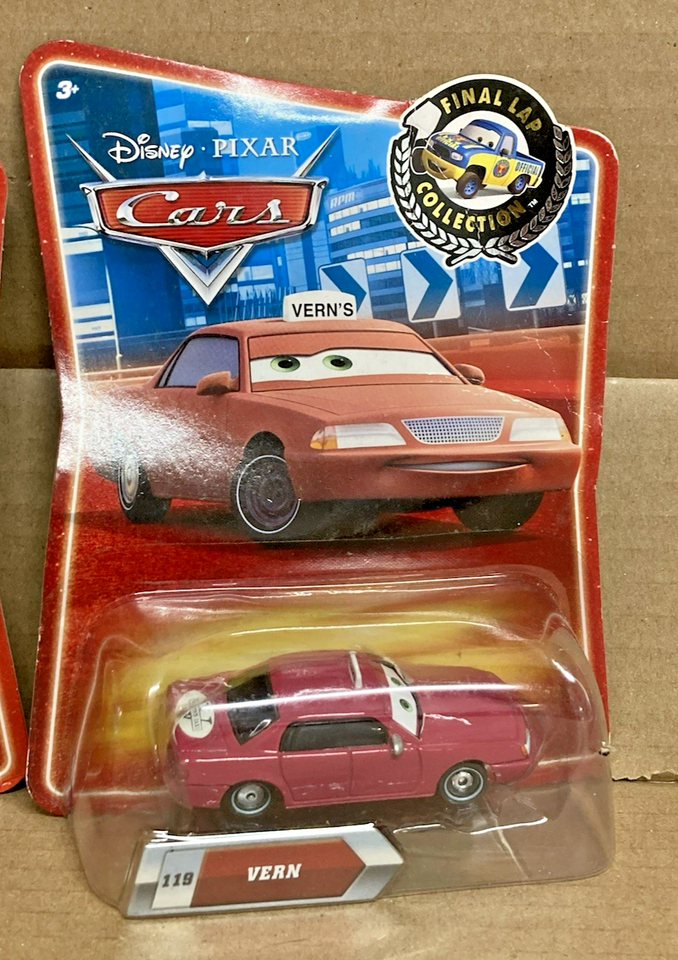 Disney Pixar Cars Jamie Vern Final Lap Collection 2 Lot New NOS Mattel ...
