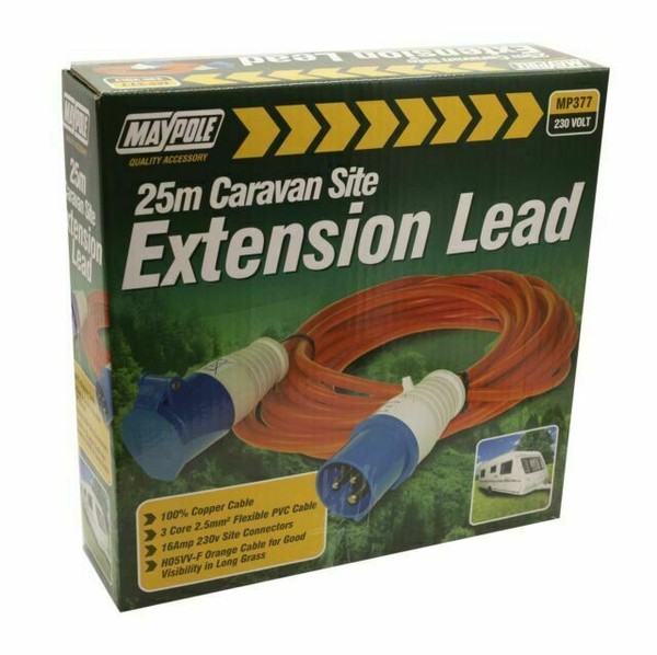 Maypole MP3772 230V 25m Extension Lead for sale online | eBay