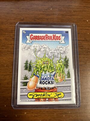 GPK Garbage Pail Kids Go on Vacation #69 Smokin Joe Auto Autograph /75 ...
