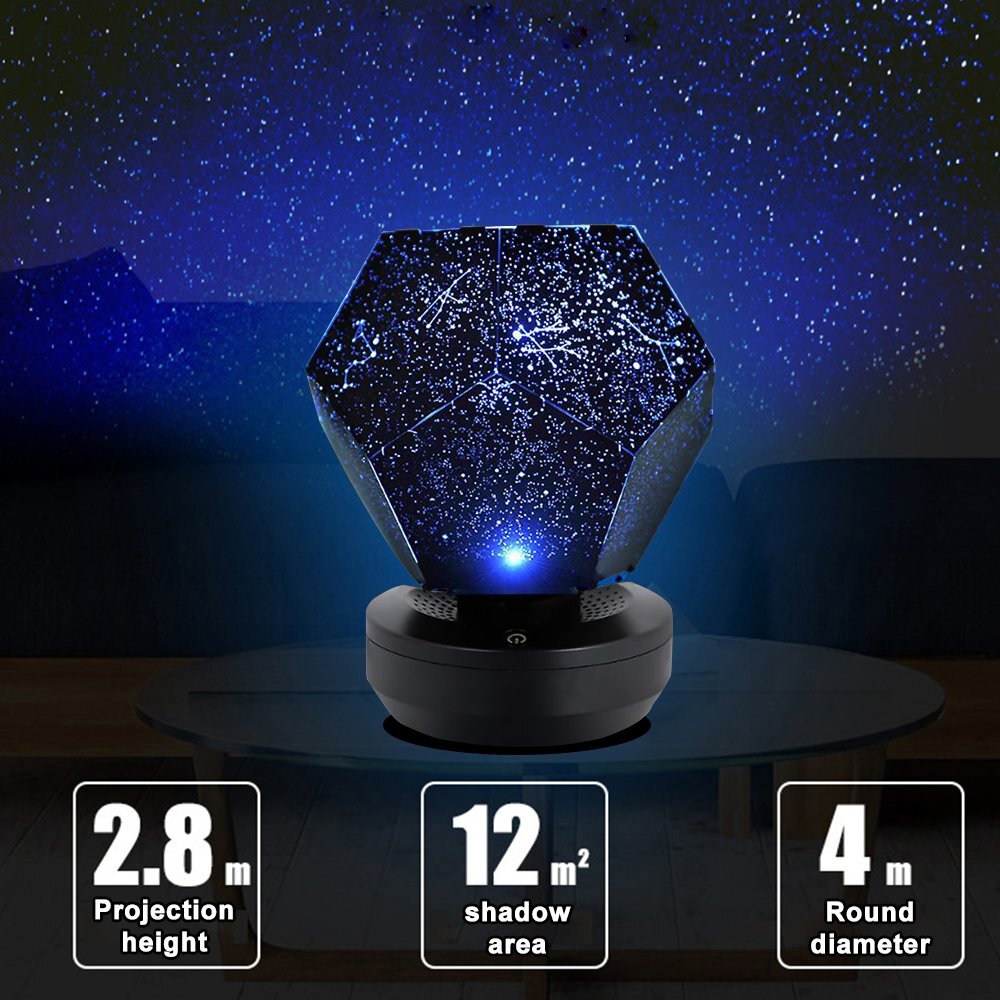 LED Galaxy Starry Night Light Laser Projector Ocean Star Sky Party Lamp ...