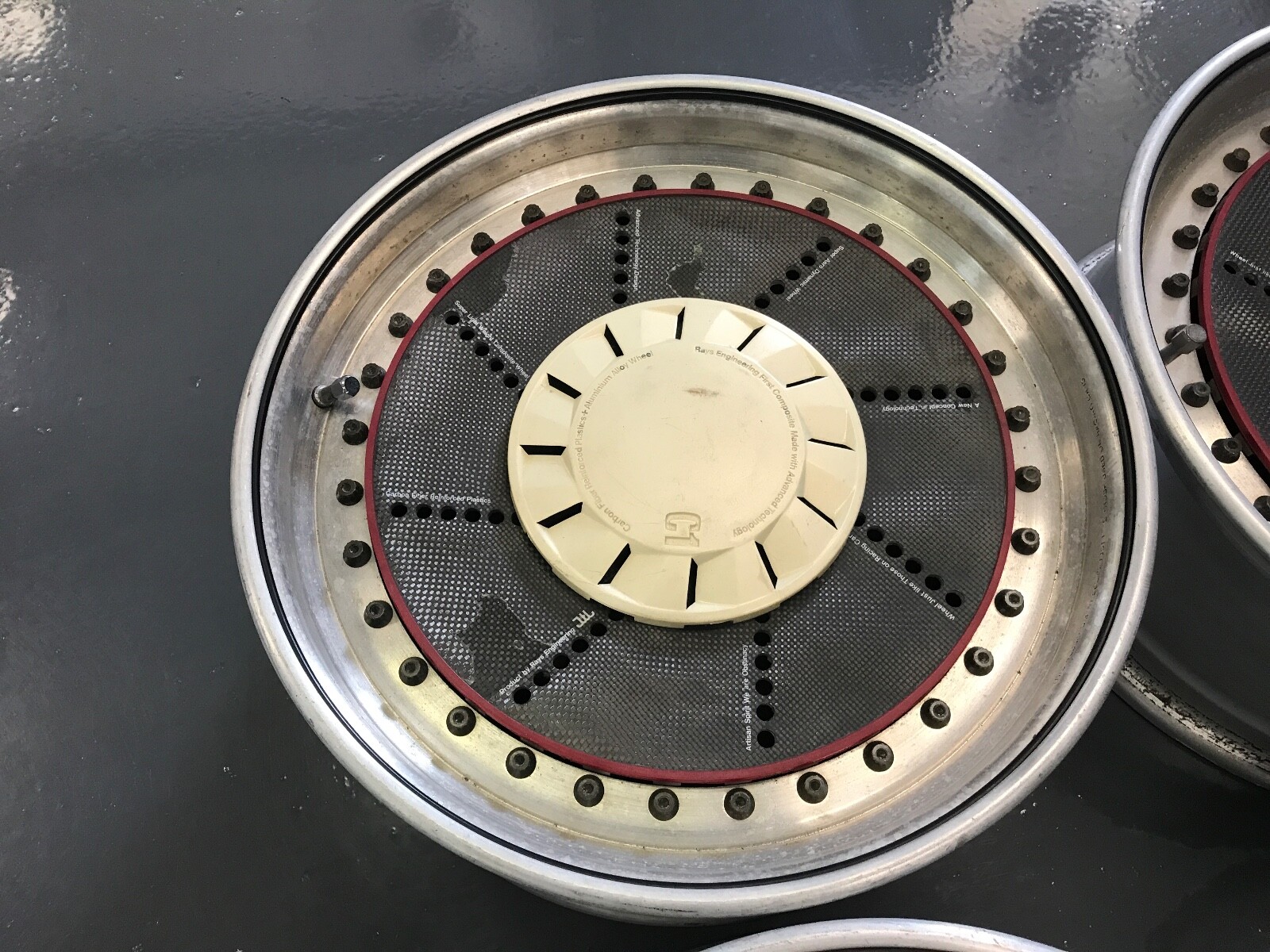 1985 JDM RAYS VOLK C-1 Carbon Fiber Aero Disc Wheels 15" 4x114.3 ULTRA ...