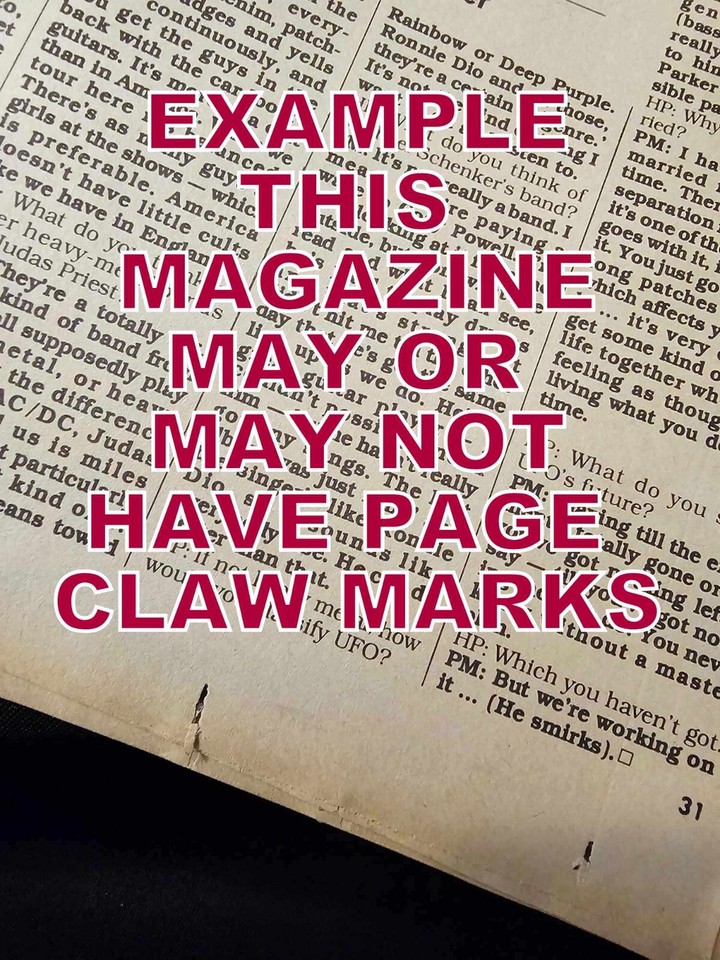 Hit Parader Apr. 1982 Featuring Ozzy, KISS, Rush & more (Centerfold ...