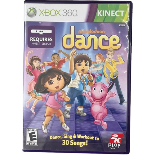 NICKELODEON DANCE XBox 360 Kinect Dora the Explorer-Go Diego-Backyardigans Used - Picture 1 of 3