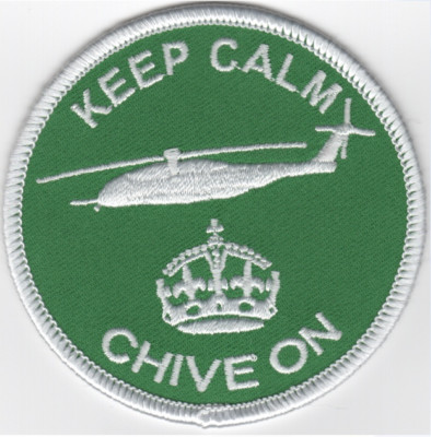 3" MILITARY KEEP CALM CHIVE ON EMBROIDERED PATCH | eBay