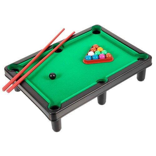 Pool Table Billiard Game Set With Balls And Cues Mini Billiard 23 ...