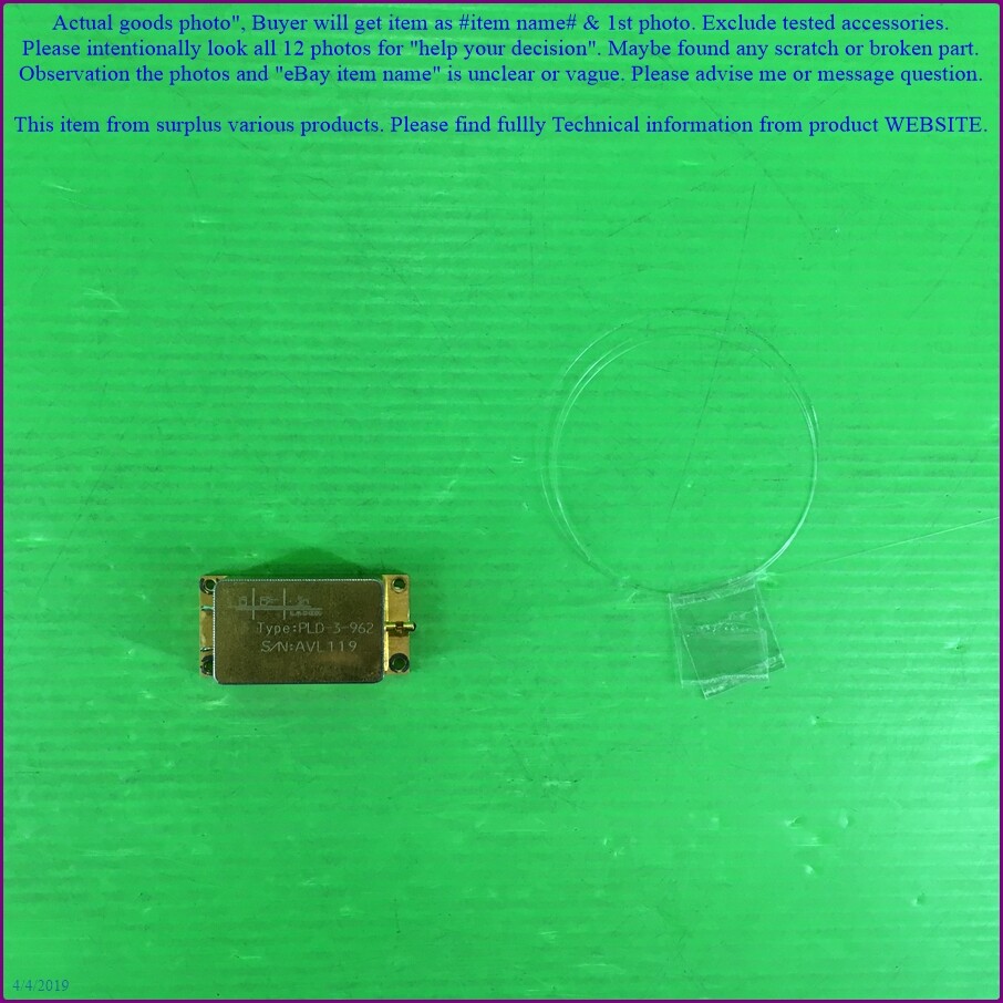 IPG PLD-3-962, YLM-10 laser module as photo, sn:L119, Promotion 1. | eBay