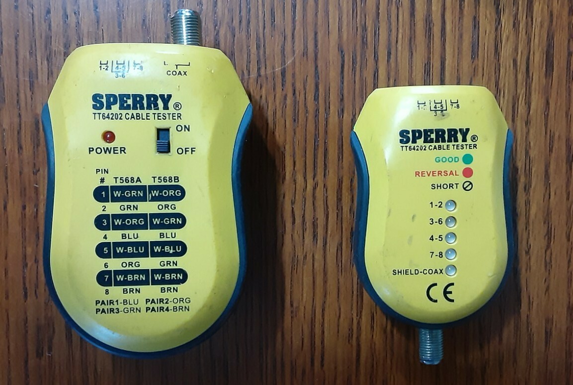 Sperry Cable Tester TT64202 w/ four cables Not Tested | eBay
