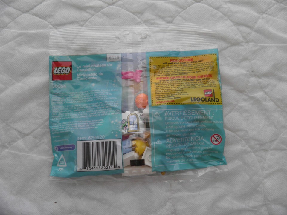 NEW LEGO Disney Princess 30554 Cinderella Mini Castle Polybag 43 Pcs ...