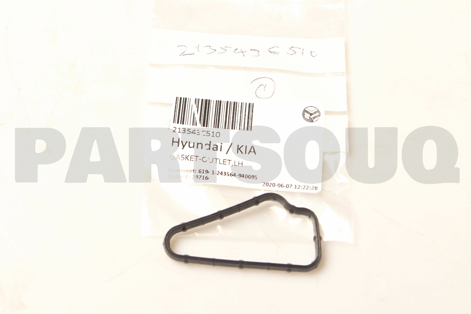 213543C510 Genuine Hyundai / KIA GASKET-OUTLET,LH | eBay