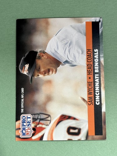 Sam Wyche 1991 Pro Set Cincinnati Bengals #117 AA490 | eBay