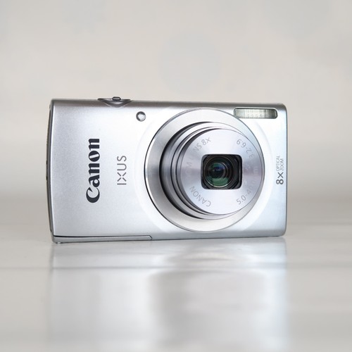 Canon Ixus 145 / ELPH 135 16.0MP Digital Camera Silver, SD Card 8GB ...