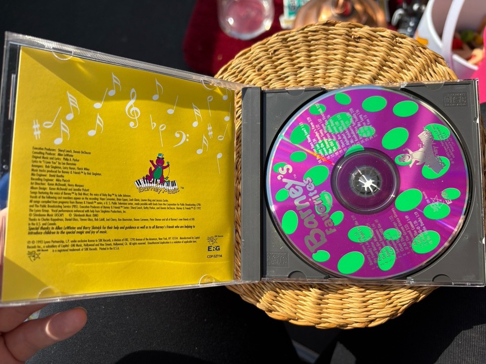 Barney's Favorites, Vol. 1 by Barney (Children) (CD, 1993, SBK Records ...