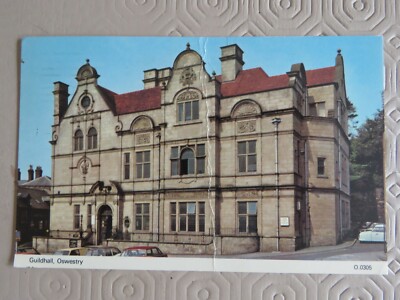 Vintage 1980s Oswestry Guidlhall Real Photo Postcard | eBay