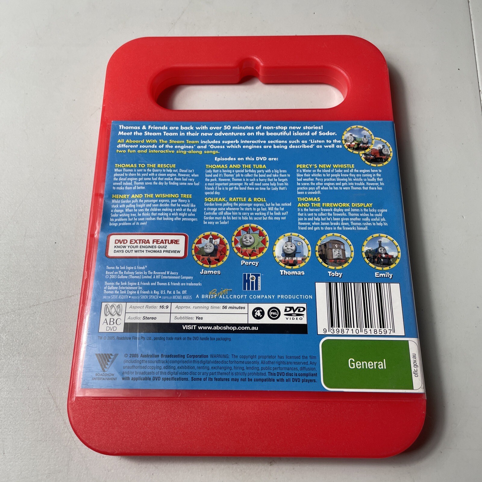 Thomas The Tank Engine & Friends All Aboard With The Steam Team Dvd ...