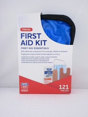 First Aid Kit With Traveling Carrying Case, 121 Pieces- FREE SHIPPING ...