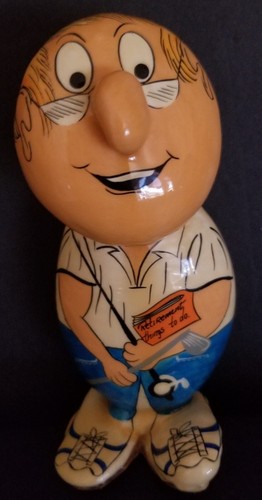 Vintage Retirement Rock Stone PI WI Imports Signed Raul Y Elo Handmade ...