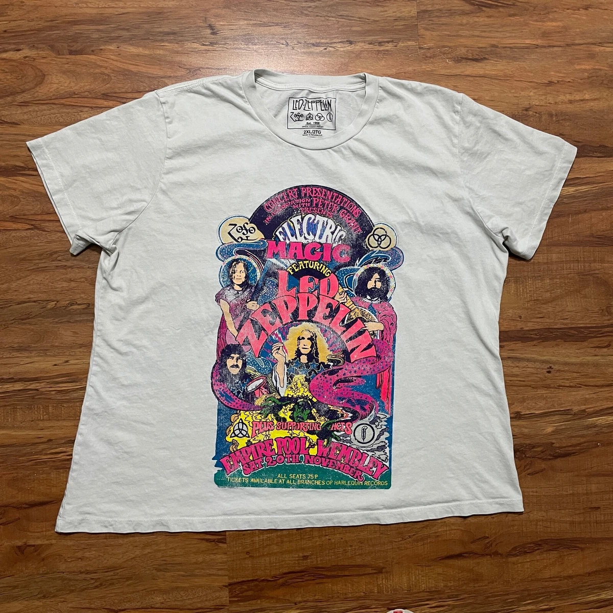 Buy LED ZEPPELIN ELECTRIC MAGIC Led Zeppelin T-Shirts Tees, 46% OFF