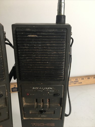 Vtg REALISTIC 3-CHANNEL 300mW WALKIE TALKIE RADIO TRC-85 Transceiver ...