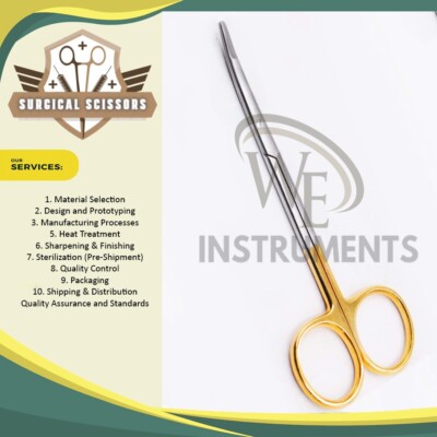 Ragnell Kilner Dissecting Scissors - Serrated Tungsten Carbide Blades ...